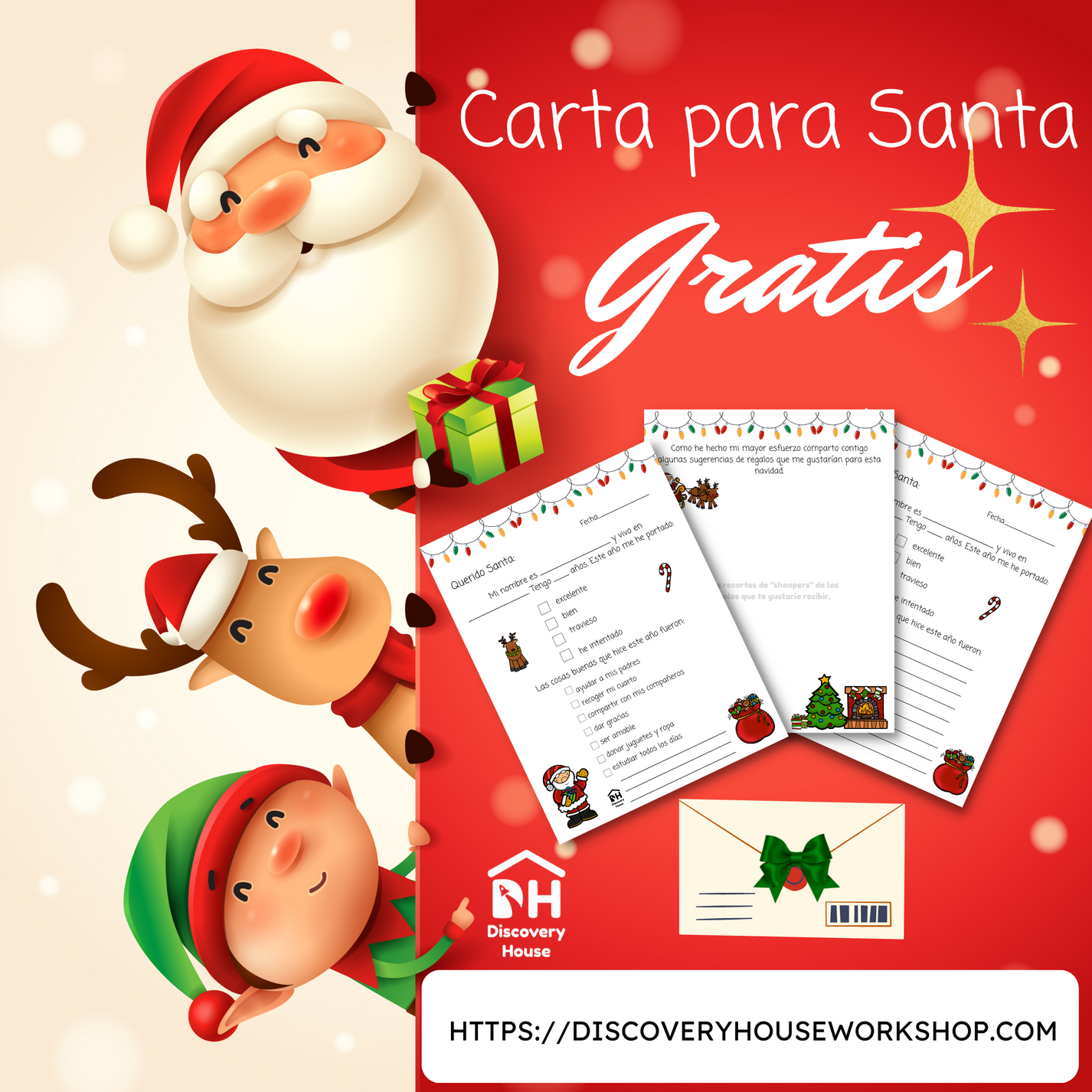 Carta para Santa – Discovery House Workshop