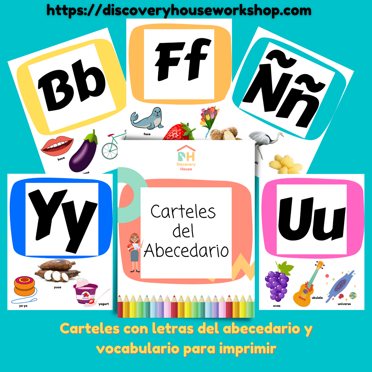 Carteles del Abecedario (español) – Discovery House Workshop